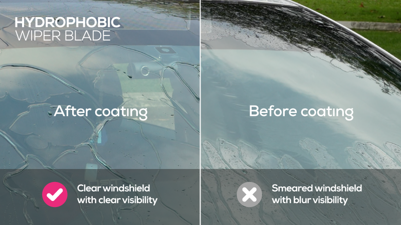 TRAPO Hydrophobic Wiper Blade