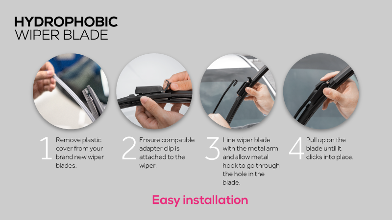 TRAPO Hydrophobic Wiper Blade